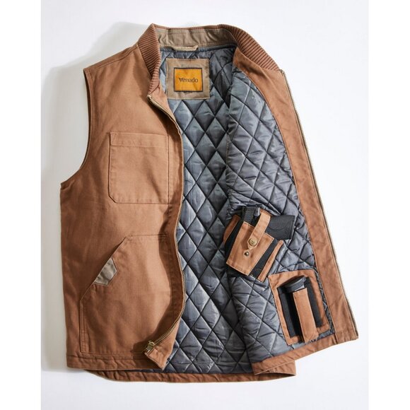 Venado | Jackets & Coats | Venado Conceal Carry Canvas Vest Insulated ...